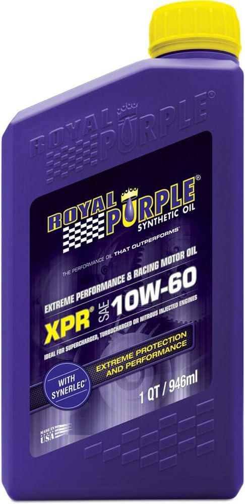 Royal Purple 06061 XPR Extreme Performance Racing Motor Oil SAE 10W-60 ...