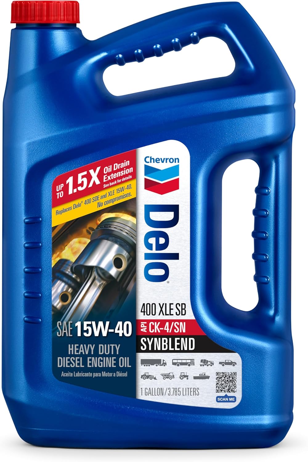 okpetroleum.com: Chevron Delo 400 XLE SAE Synblend Synthetic Blend Oil ...