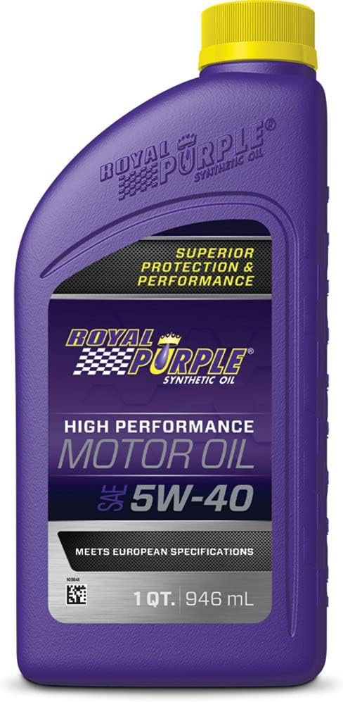 Royal Purple 06540 High Performance Premium Synthetic Motor Oil 5W-40 6 ...