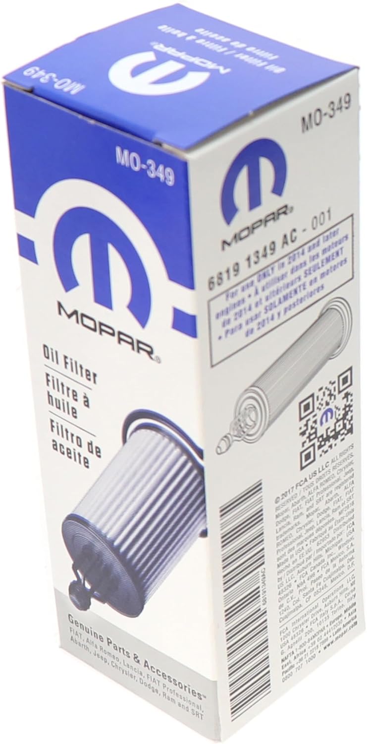 okpetroleum.com: Mopar 68191349AB Engine Oil Filter