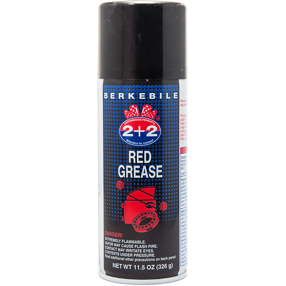 okpetroleum.com: BERKEBILE 2+2 Red Grease - 11.5 oz