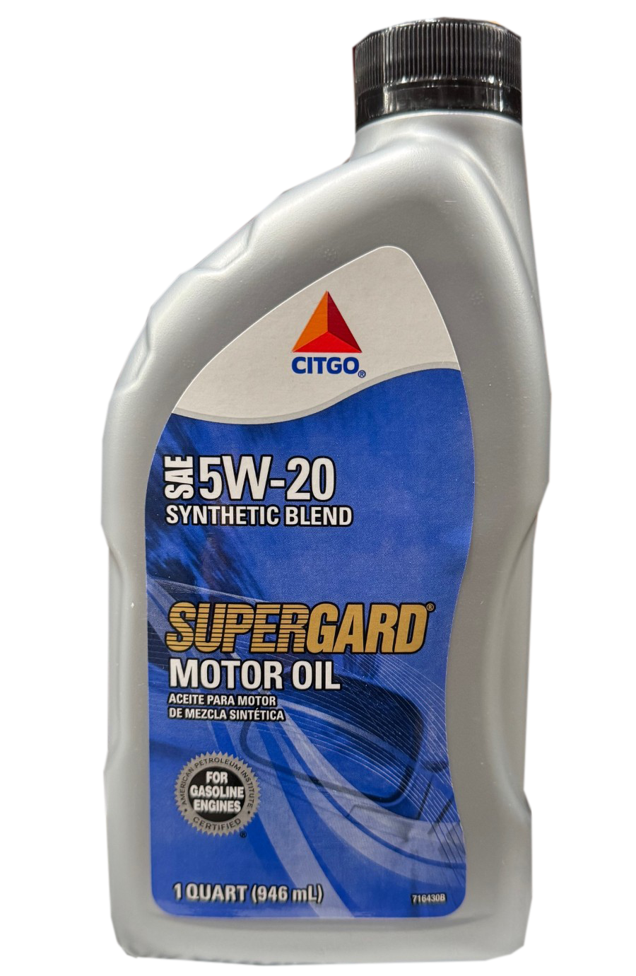 okpetroleum.com: CITGO SUPERGARD Syn Blend Motor Oil SAE 5W20 - 12 Quarts