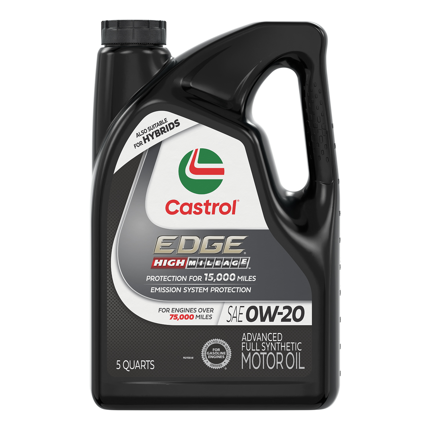 okpetroleum.com: Castrol EDGE 15B0D2 High Mileage Motor Oil 0W-20 - 5 ...