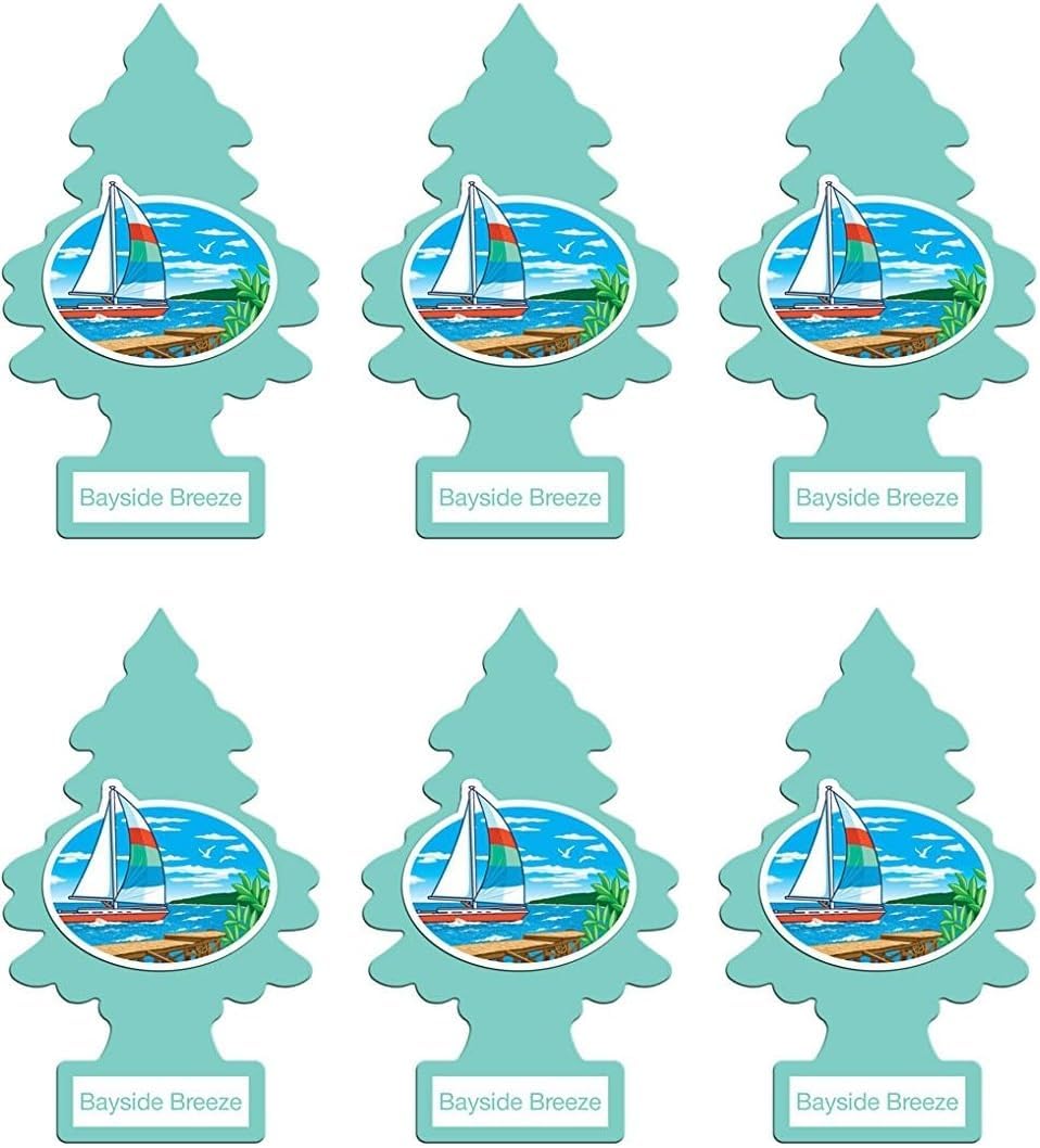 okpetroleum.com: Little Trees Car Air Freshner Bayside Breeze - 6 Pack