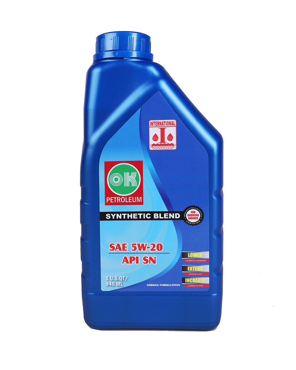 okpetroleum.com: OK Petroleum Synthetic Blend Engine Motor Oil 5W-20 ...