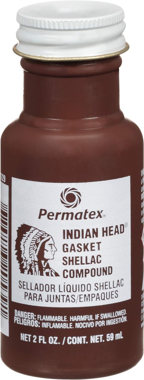 okpetroleum.com: Permatex 20539 Indian Head Gasket Shellac Compound, 2 oz.