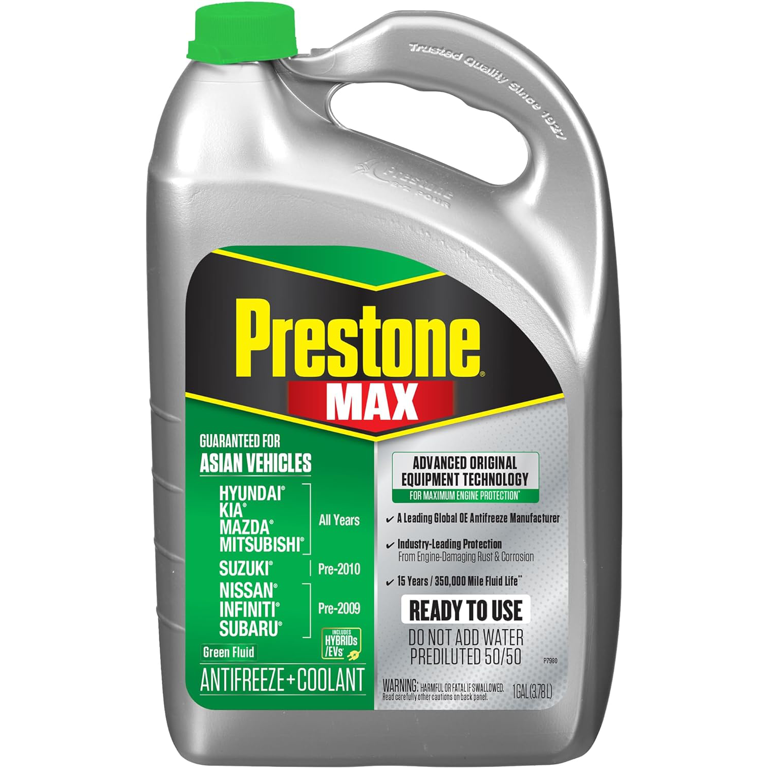 okpetroleum.com: Prestone AF6610 MAX Asian Vehicles (Green) Anti-Freeze ...
