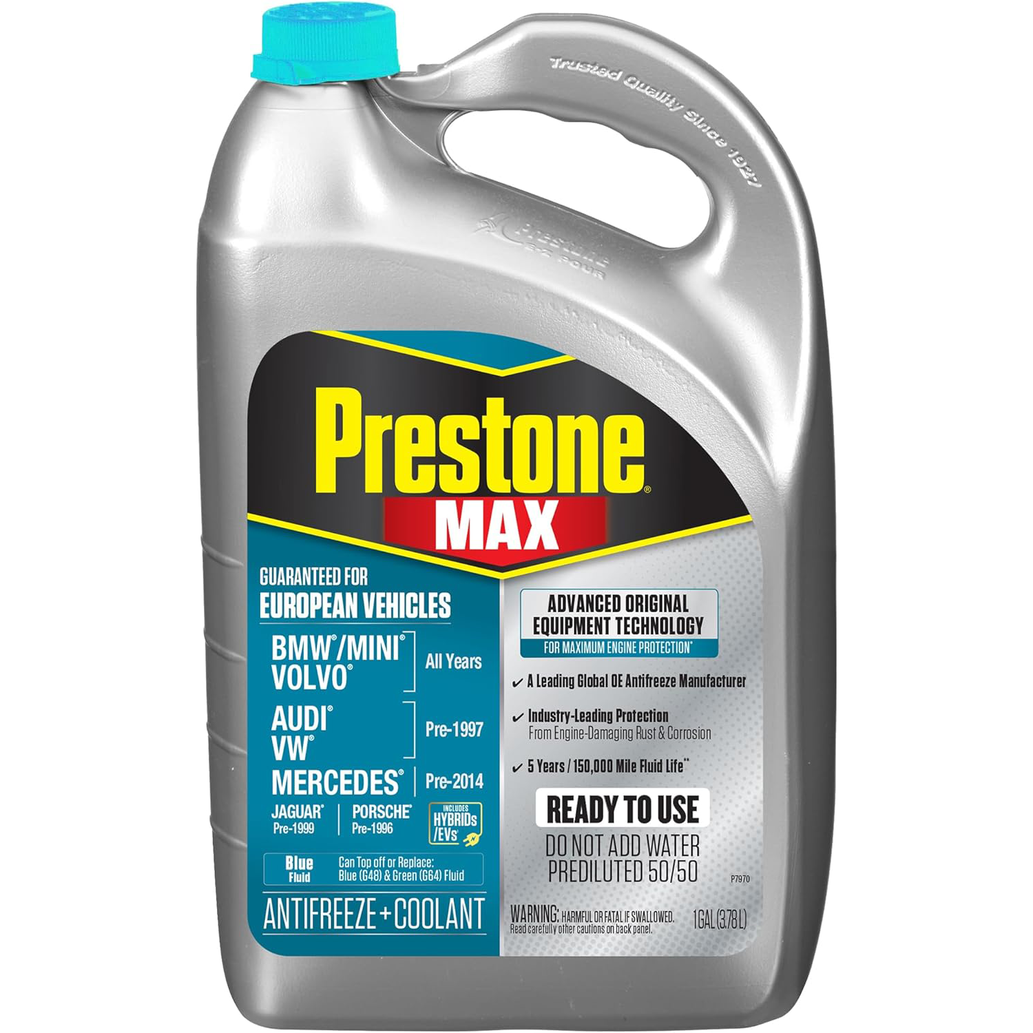 okpetroleum.com: Prestone AF6110 MAX European Vehicles (Blue) Anti ...
