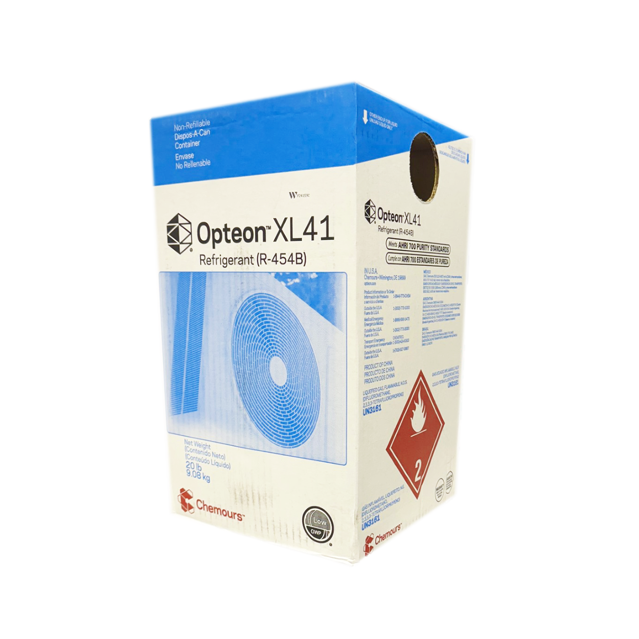 okpetroleum.com: Opteon XL41 Refrigerant R-454B 20 LB - Pickup Only