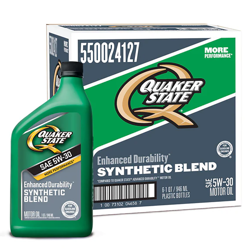okpetroleum.com: Quaker State 550024127 Synthetic Blend 5W-30 Motor Oil ...